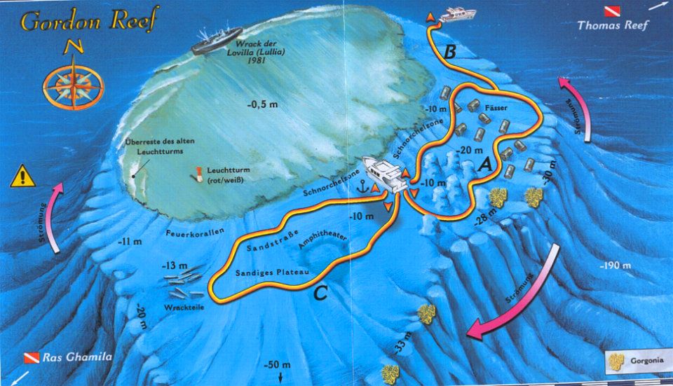 Dive Sites of Sharm El Sheikh | Red Sea | Map & Descriptions